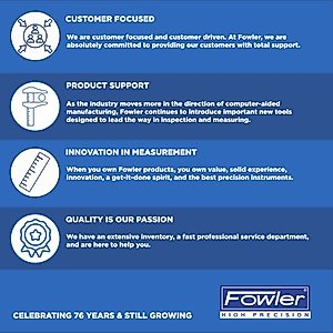 Fowler 52-155-010-0 Surface Gage with 9” Spindle and Double-Ended Scriber, 1.1" Base Height x 2.5" Base Width x 3.8 Base Length