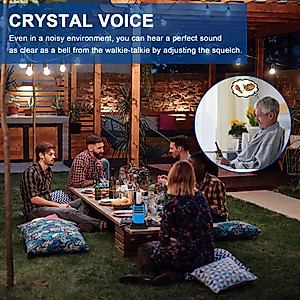 CallToU Wireless Intercom for Home,Caregiver Walkie Talkies for Seniors/Elderly/Patient/Disabled,2 Way Radio Intercom System Long Range for Outdoor with Activities Flashlight