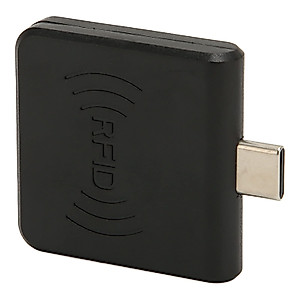 Mobile Phone Card Reader 125Khz Type - C Phone Reader ID Mobile Phone Card Reader Type C Interface 125Khz Portable Card Reader for Phones White Phone Reader USB C Card Reader