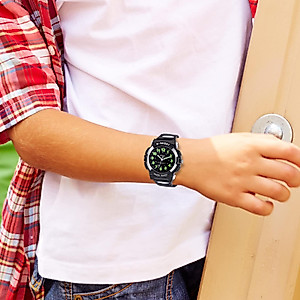 Juboos Kids Analog Watch, Childrens Waterproof Quartz Watch for 5-14 Years Old Boys Girls Time Teaching Sports Outdoor Wirstwatch