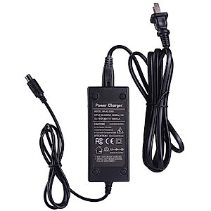 42V 2A Power Charger Adapter Cable for Xiaomi M365, Spin, Skip, Segway Ninebot ES1 ES2 ES4, Bird, Lime, Lime-S Electric Scooter for 36V Li-ion Battery