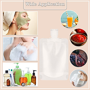 VCZH Travel Pouches for Toiletries 13 Pack, Travel Bottles for Toiletries,TSA Approved Squeeze Flat Bottle Pouches, Great for Trips with Refillable Travel Accessories (30ml/50ml/100ml)