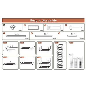 Mandorra 10 Layer 9 Grid Shoe Rack Shelf Storage Closet Organizer Cabinet Multiple Colors (Pink)