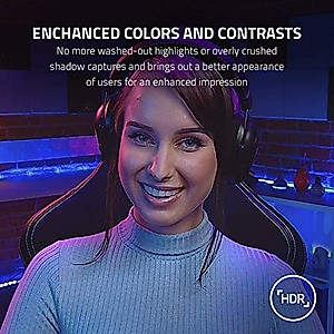 Razer Kiyo Pro Streaming Webcam: Uncompressed 1080p 60FPS - High-Performance Adaptive Light Sensor - HDR-Enabled - Wide-Angle Lens with Adjustable FOV - Lightning-Fast USB 3.0 (Renewed)