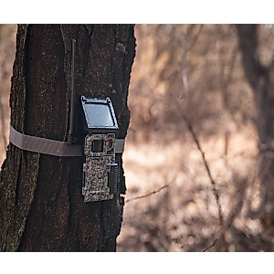 SPYPOINT Link-Micro-S-LTE-V Trail Camera Cellular Solar Panel 10MP Photos Night Vision 4 LED Infrared Flash 80'Detection Flash Range 0.4second Trigger Speed Game Cell Cam for Hunting-for USA only