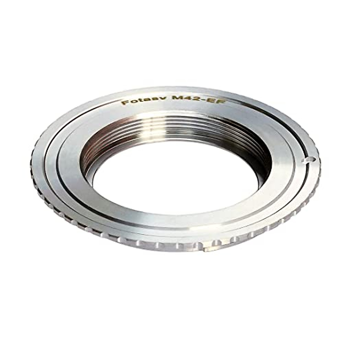 Fotasy Copper M42 Lens to Cannon EF Adapter, 42mm Screw Mount Lens to EFs, Infinity Focus, Compatible with Canon DSLR 6D 5D Mark IV III II 1Ds 1D 7D II 90D 80D 77D 70D 60D 50D 1300D 1200D 1100D 760D