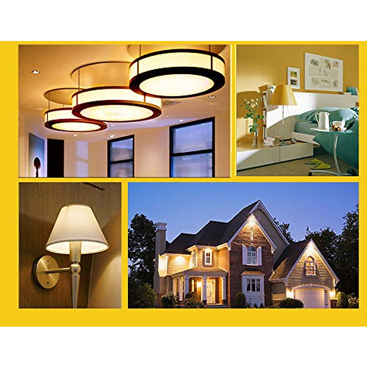 E14 LED Bulb E14 European Base Bulb E14 Cooker Hood Bulb E14 Chandelier Light Bulb 120V Replace Salt lamp,Home Lighting, Kitchens Lighting 4W(40W Halogen Equivalent)Warm White 3000K Dimmable (5-Pack)