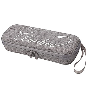 Canboc Stethoscope Carry Case,Hard Stethoscope Case for 3M Littmann Classic III, Lightweight II S.E, Cardiology IV Diagnostic, MDF Acoustica Deluxe Stethoscopes with Pocket for Nurse Accessories, Grey