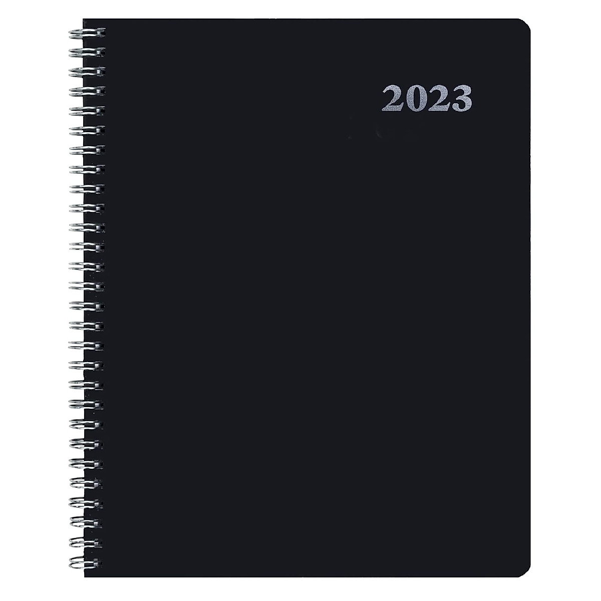 2023 Planner 8.5"x11" Monthly & Weekly - 14 Months (November 2022 Through December 2023) - Professional, Simple, Easy-to-Use Design. Black Vinyl Cover for Extra Protection