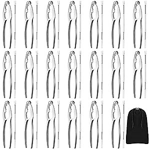 41 Pcs Seafood Tools Set Including Lobster Crackers, Stainless Steel Seafood Forks and Storage Bag, Nut Cracker Set Lobster Crackers Opener Shellfish for Kitchen Seafood Party Supplies