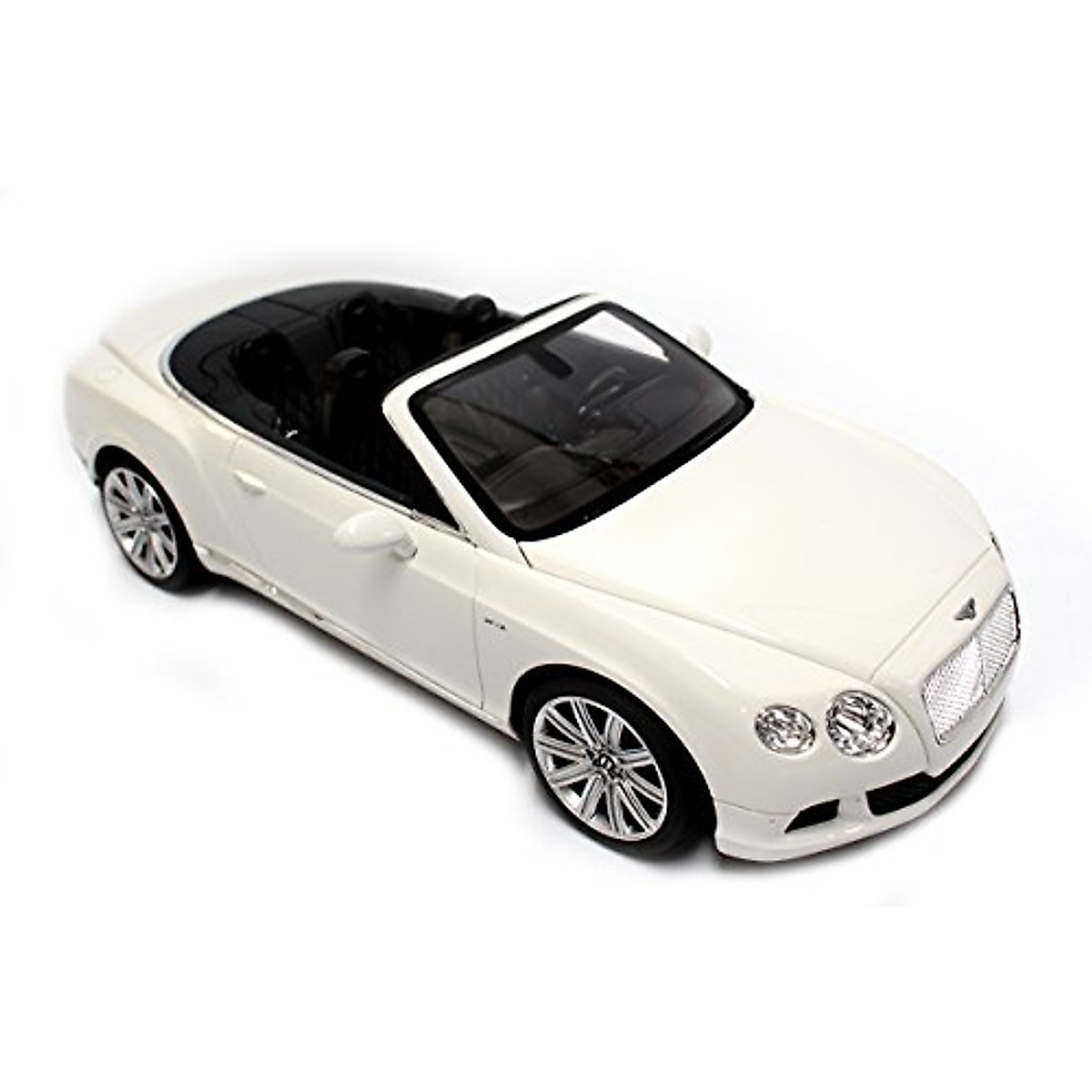 PowerTRC Full Functional GT Speed Bentley Continental Official Licensed by Bentley RC Vehicles Battery Operated 1:12 Scale for Kids (White)