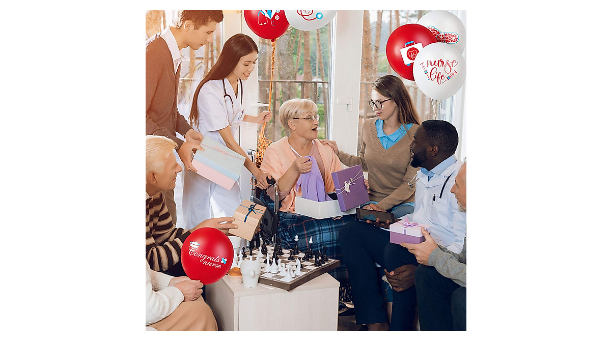 48 Nurse Balloons for Graduation & Celebration