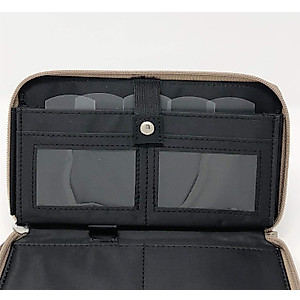 Savvycents Cash Budgeting Wallet (Brown plaid), Zip Around, Accordion File System, Wristlet Strap, Women's Wallet