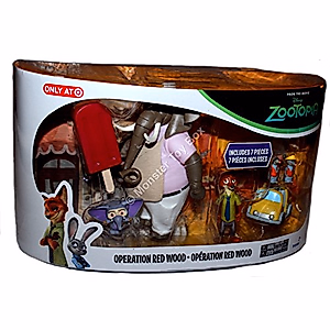 Zootopia Operation Red Wood Story Pack Nick Wilde Ele-Finnick Jerry Jumbeaux ,#G14E6GE4R-GE 4-TEW6W212288