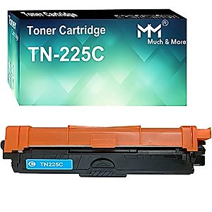 MM MUCH & MORE Compatible Toner Cartridge Replacement for Brother TN225 TN-225C TN-225 TN221 use with HL-L3140CW HL-L3150CDW HL-3170CDW MFC-9130CW MFC-9140CDN MFC-9330CDW MFC-9340CDW Printers (Cyan)