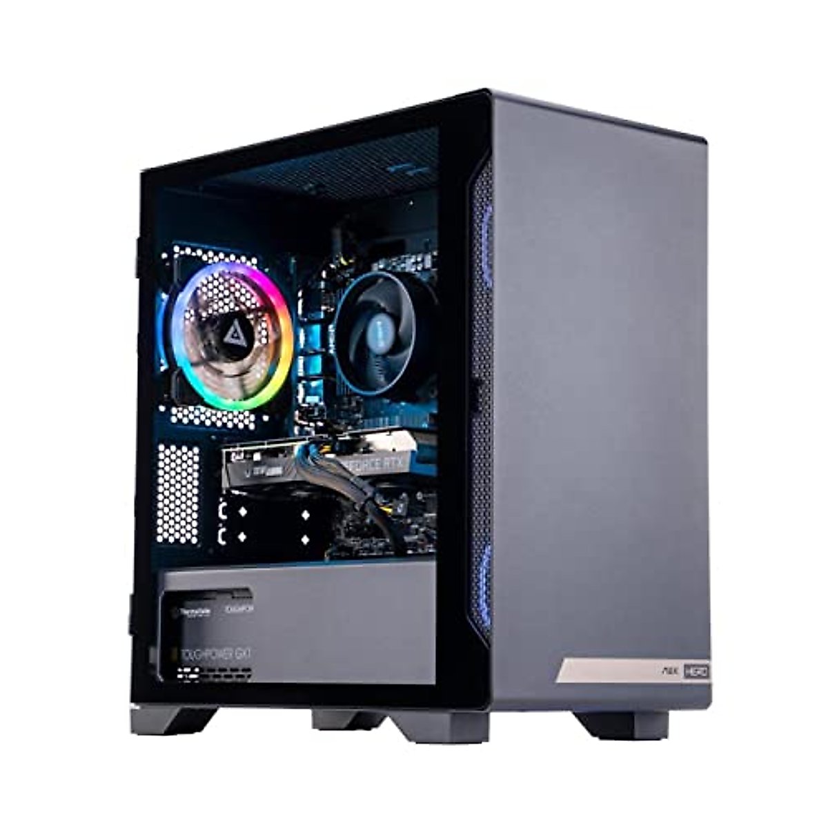 ZOTAC MEK Hero G3 Gaming Desktop A5647 AMD Ryzen 5 5600X 6-Core/12-Thread Processor, 16GB 3200MHz DDR4, NVIDIA GeForce RTX 4070 12GB, 1TB M.2 NVMe SSD, WiFi + Bluetooth Window 11,Black