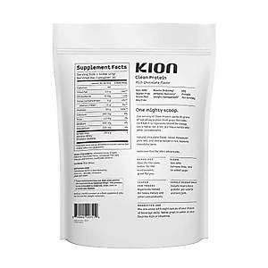 Kion Clean Protein | Grass-Fed & Pasture-Raised Whey Isolate Protein Powder | Rich Chocolate | 30 Servings