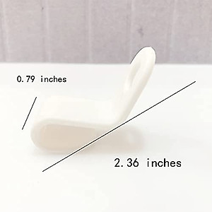 Hanger Hooks Clothes Hanger Connector Hooks 10 Pieces Thickened Hanger Extender Clips ，Buckle Hook for Closet Space Savers and Organizer Closets superimposed to Connect (White)