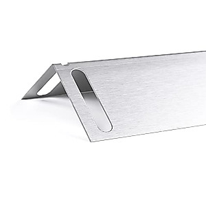 Hiorucet Grill Heat Plates Replacement for Charbroil 463211513, 463211514, 463211512, 463211511, 16 1/2 Inch Stainless Steel Heat Shields, Heat Tents, Burner Covers.(4-Pack)