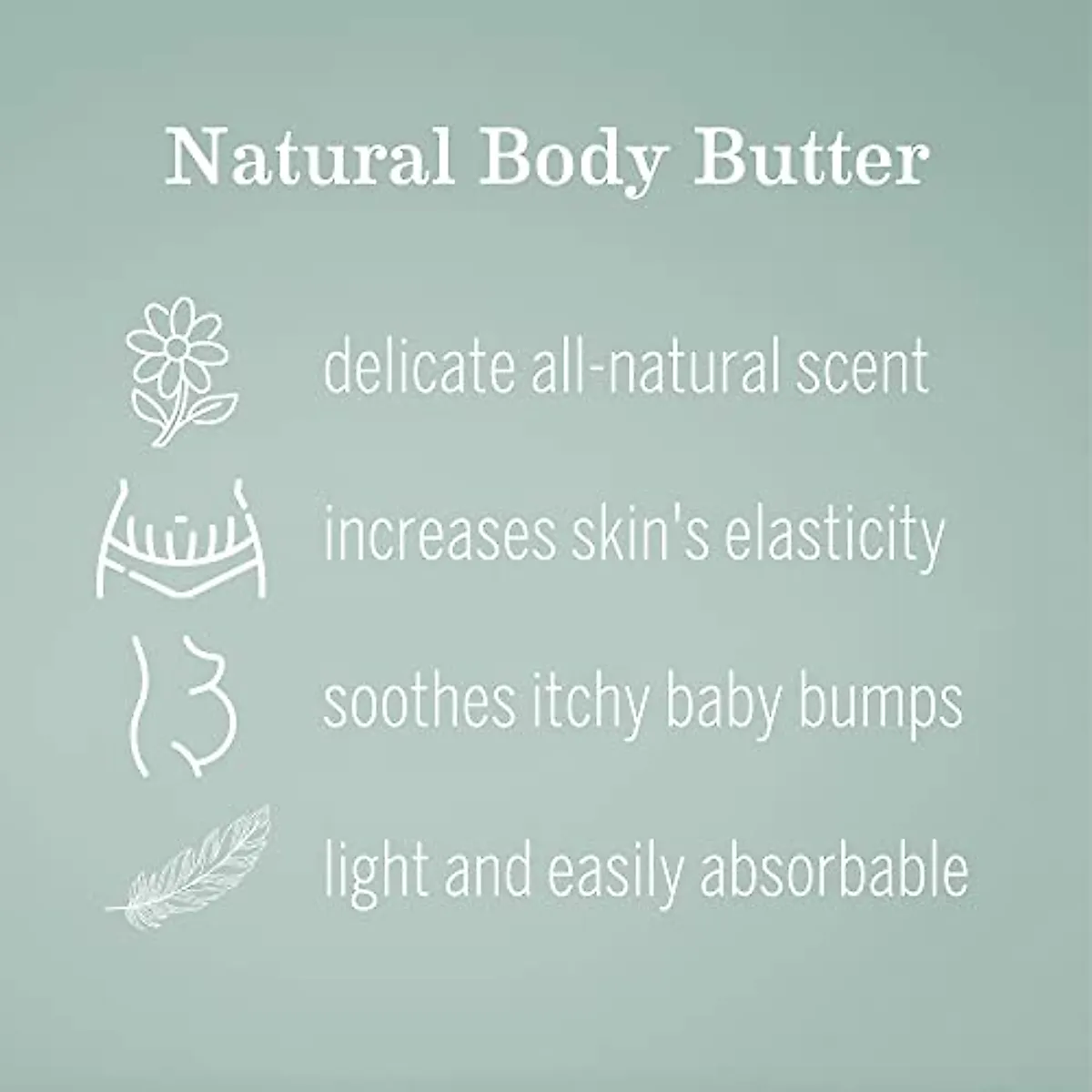 Earth Mama Belly Butter for Dry, Itchy Skin | Luxuriously Moisturizing for Pregnancy & Beyond, 8-Fluid Ounce (Packaging May Vary)