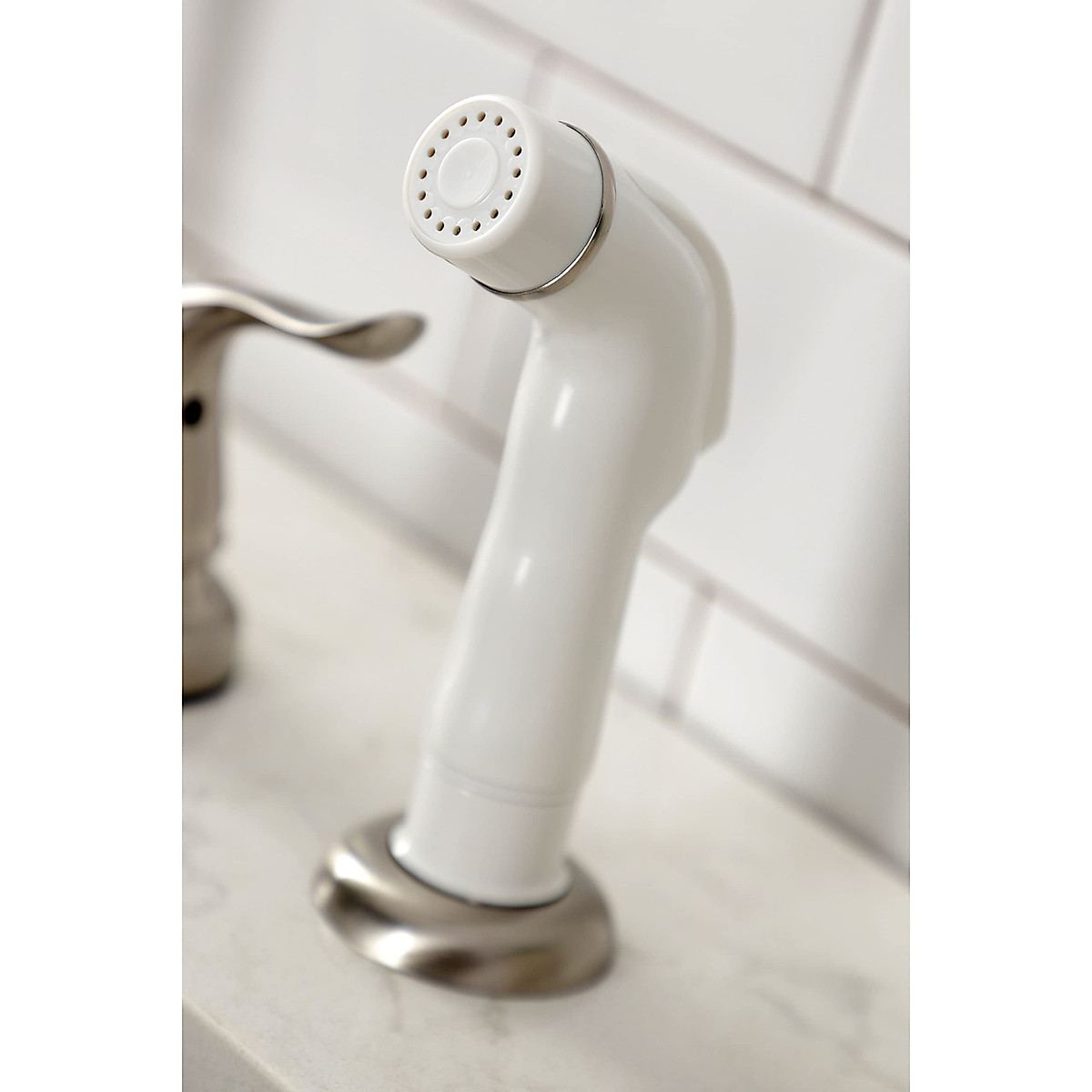 Kingston Brass KB798YL Yosemite 8" Centerset Kitchen Faucet, Brushed Nickel