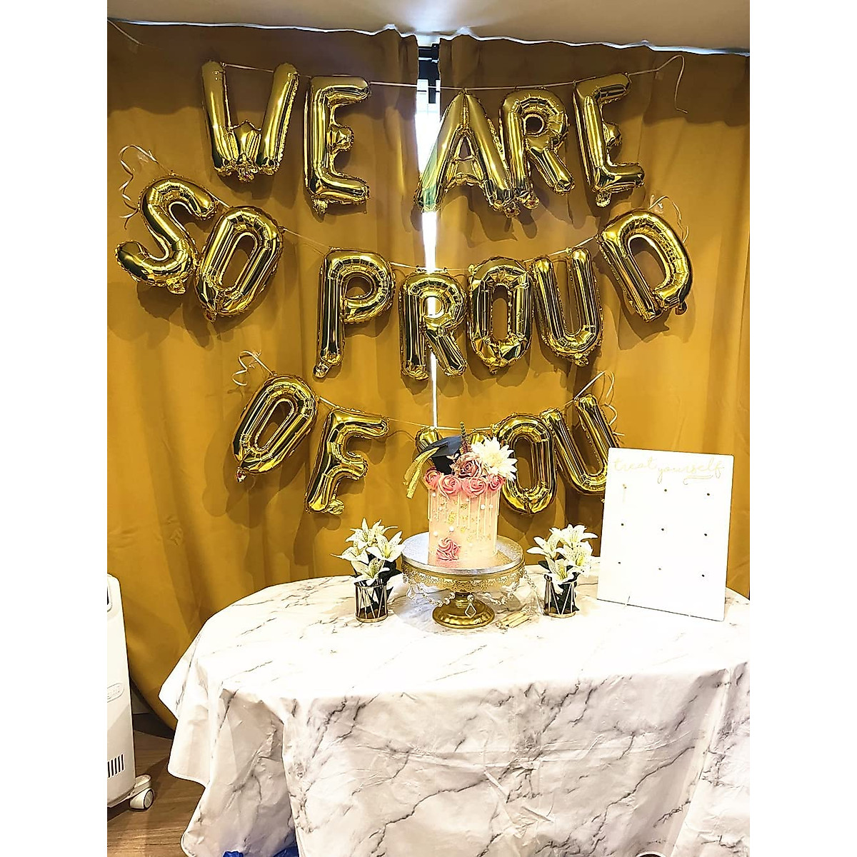 JeVenis We Are So Proud of You Balloon Graduation Banner Congratulations Banner Graduation Party Decorations Graduation Commencement Decoration