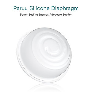 Paruu Y10 Duckbill Valves & Silicone Diaphragm, R10 Original Breast Pump Parts, Wearable Breast Pump Replacement Accessories, 2 Pack Set