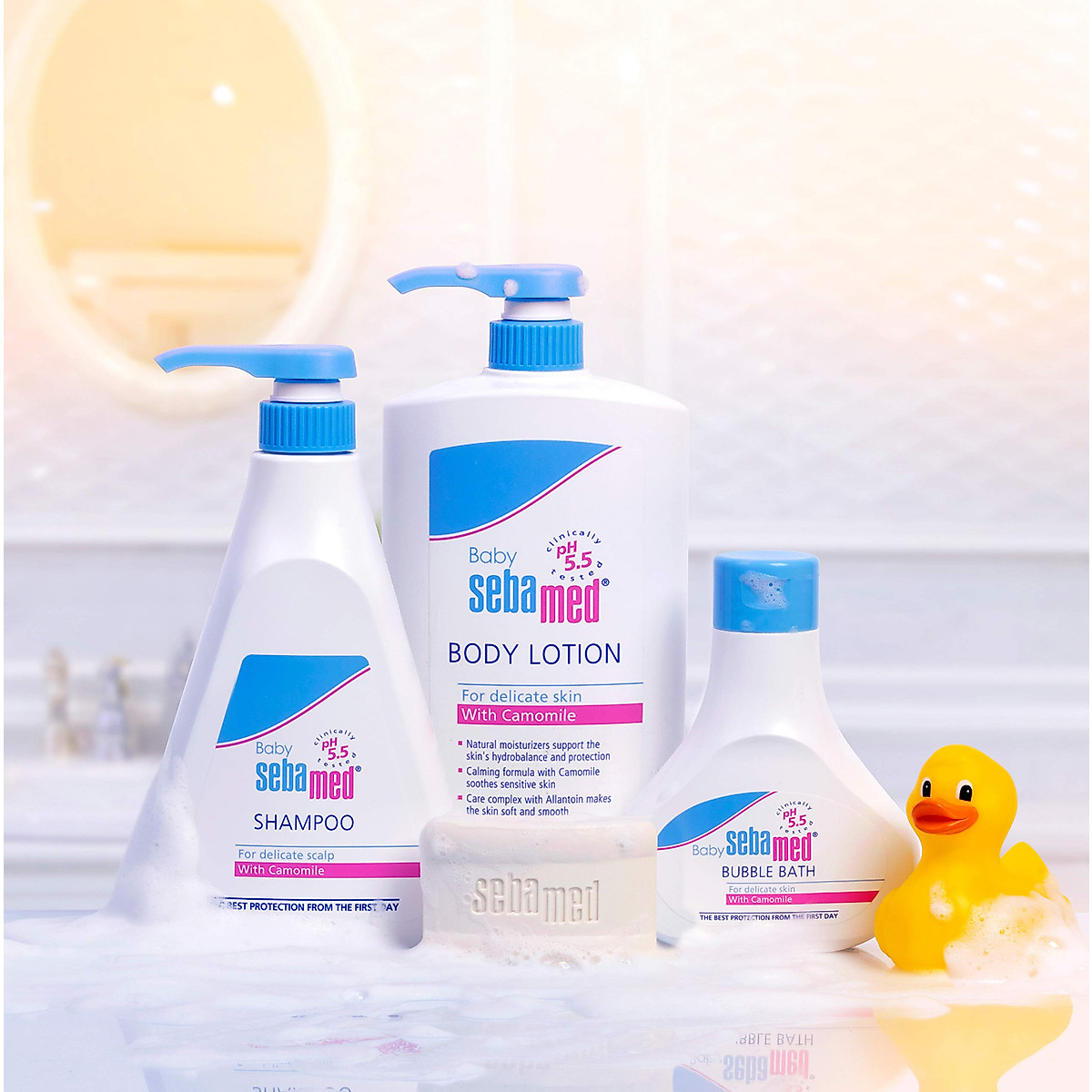 Sebamed Children's Baby Shampoo Extra Mild Cleanser for Delicate Baby Hair and Scalp 8.5 Fluid Ounces (250mL)