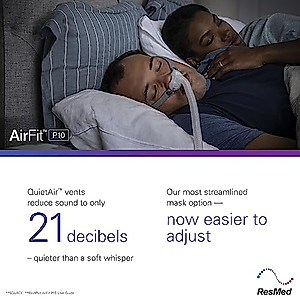 ResMed Nasal Pillow for AirFit P10 - Features Dual-Wall Technology - Single Pair, Small