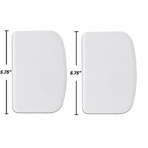 ROYALTY ESSENTIALS Dough Scraper Bowl Food-safe Plastic Dough Cutter Flexible Bench Multipurpose Food Scrapers for Bread Dough Cake Fondant Icing 2 Pack