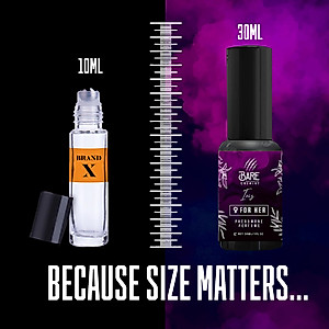 Bare Chemist Iris Pheromone Perfume for Women [Long Lasting Scent] - Oil Perfume Enhanced with Pheromones for Her 1oz. - Fruity, Vanilla, Sweet, Fresh