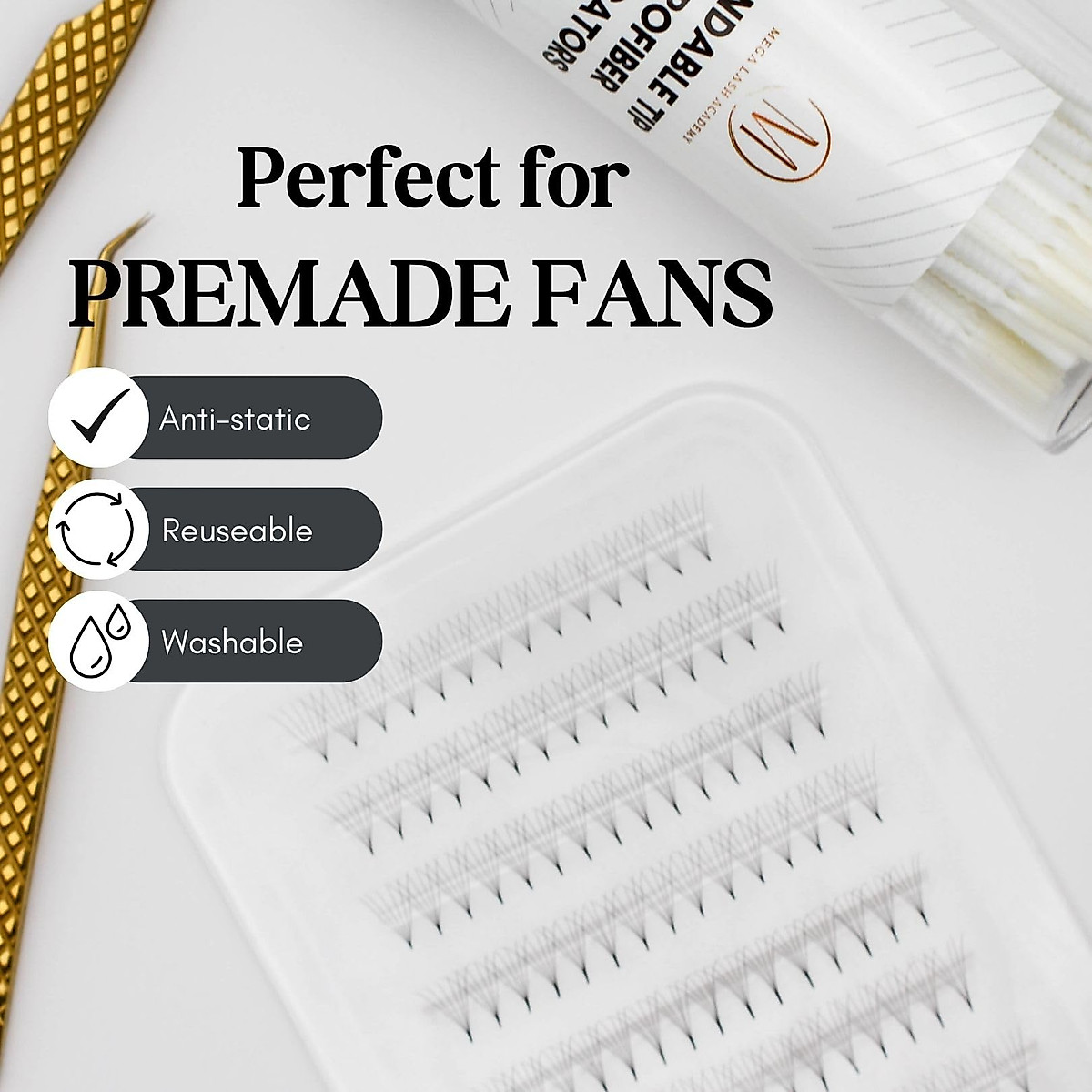 2 pcs Large Silicone Eyelash Pads for Lash Extension | XL Size 3.7 x 4.7 inches | Premade Lash Holder Sticker for Eyelash Extension Supplies