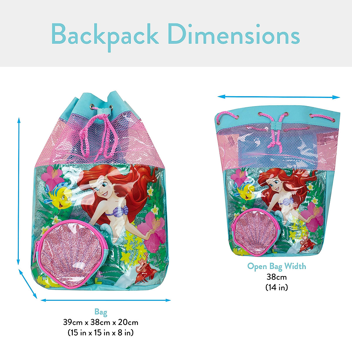 Disney Kids The Little Mermaid Swim Bag