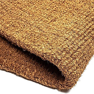 Juvale Natural Coir Doormat, Welcome Mats for Front Door, Outdoor Entry (16x29 in)