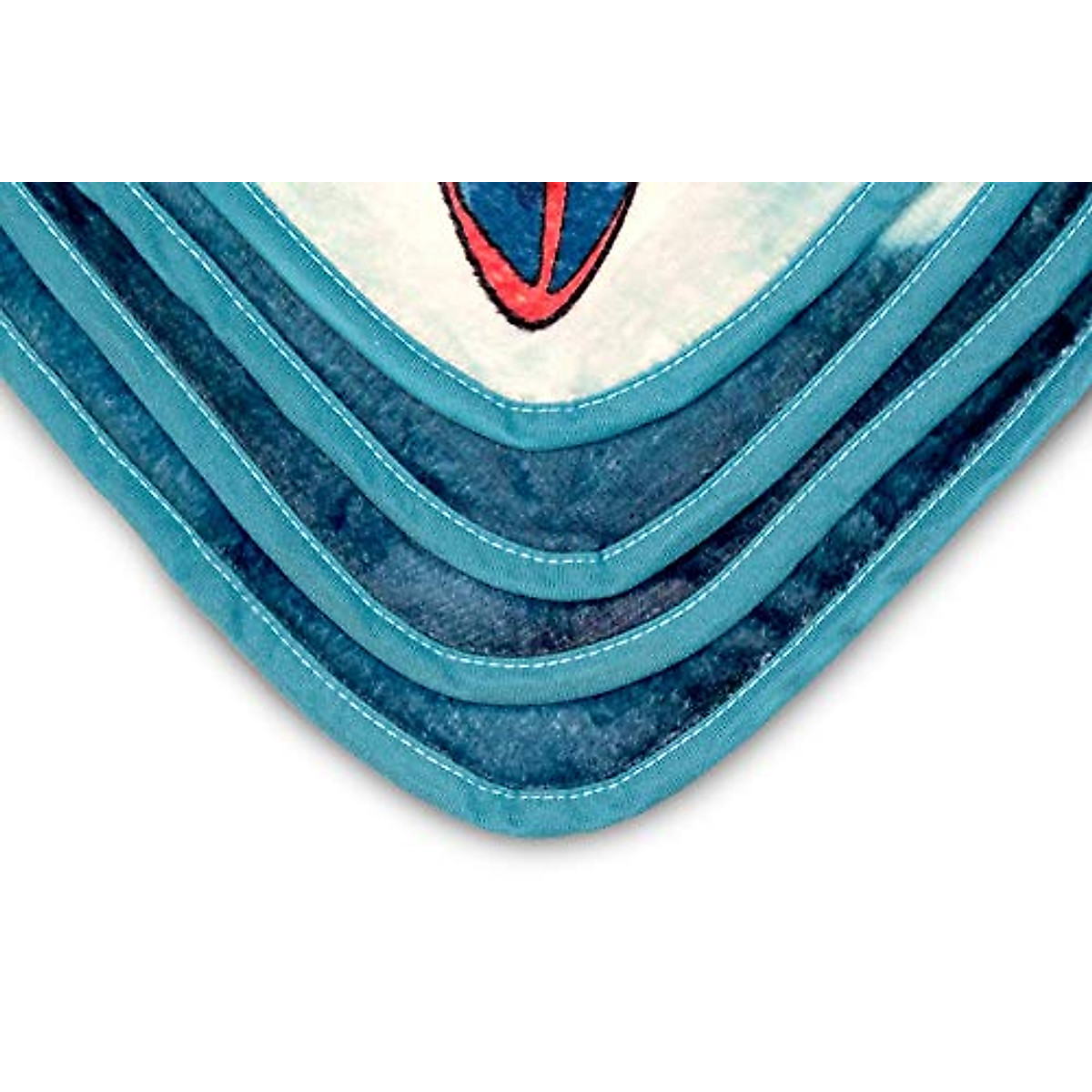 JUST FUNKY Dragon Ball Super Goku Super Saiyan Blue Fleece Throw Blanket | Features Goku's Super Saiyan God Super Saiyan Form | 60 x 45 Inches