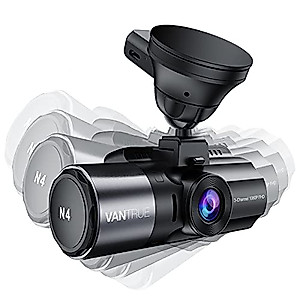 Vantrue N4, N2S, X4S, N1 Pro(2023), T3 Dash Cam GPS Receiver Module Type C USB Port Car Suction Cup Mount for Windows and Mac