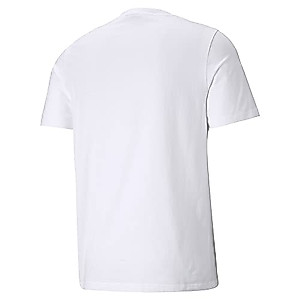 PUMA mens Puma Intl Tee TShirt, Puma White, XSmall US