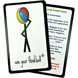 Use Your Thinkball Creative Scavenger Hunt Game for The Brainy, The Clever, The Resourceful