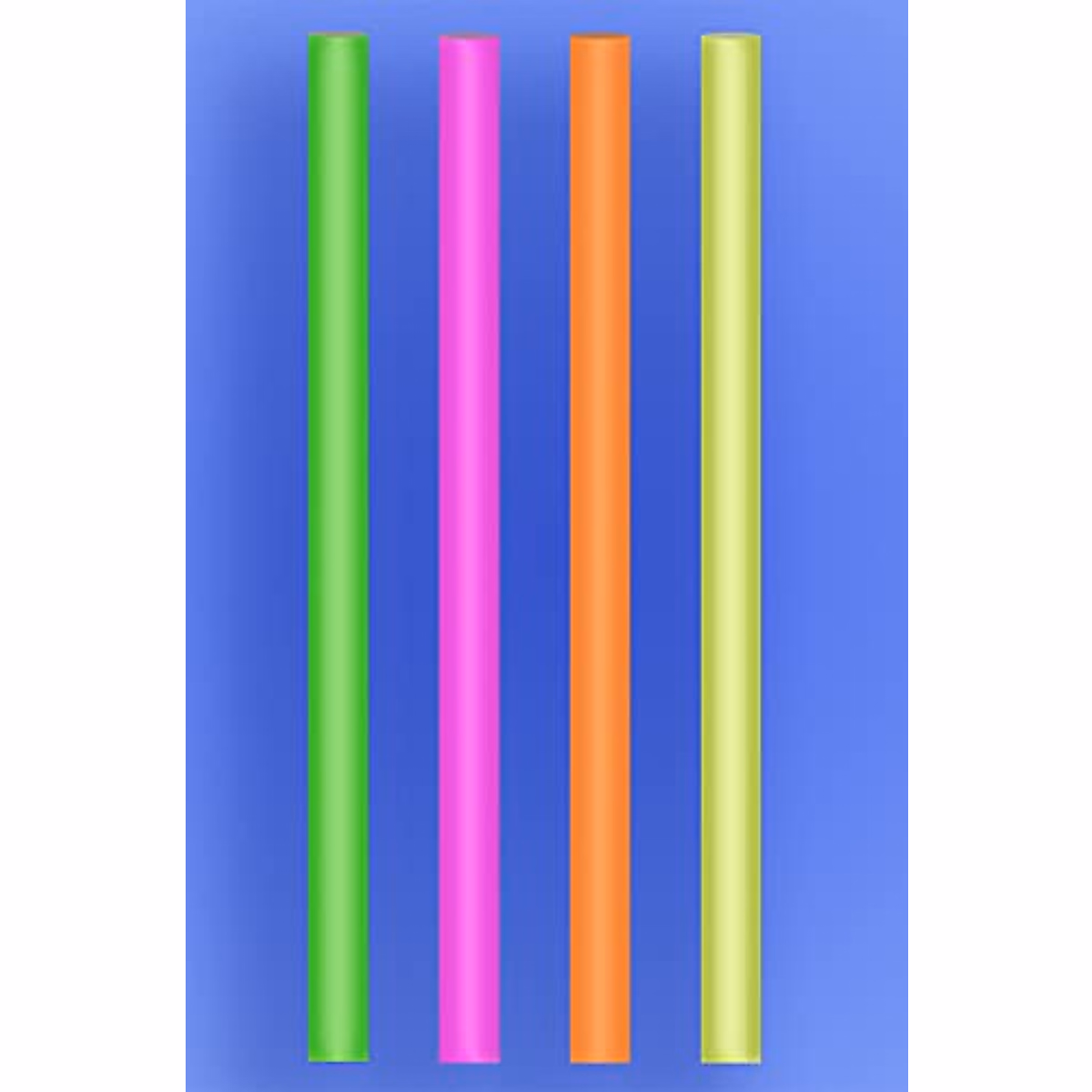 Pack of 150 NEON Giant 12" Drinking/Smoothie Straw, Perfect for Tall Cups and Tumblers