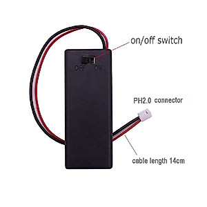 DIYmalls 5pcs AAA Battery Holder 3V + 4pcs AA Battery Case Box 6V