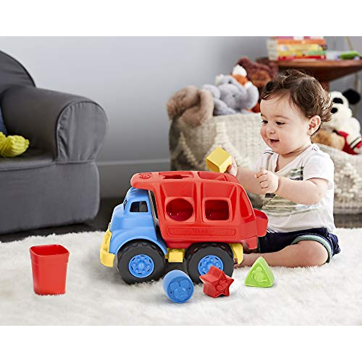 Green Toys Disney Baby Exclusive - Mickey Mouse & Friends Shape Sorter Truck (DSPTK-1434)