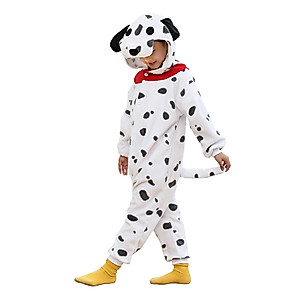 Unisex Kids Dog Onesie Animal Cosplay Pajamas Christmas Halloween Costumes