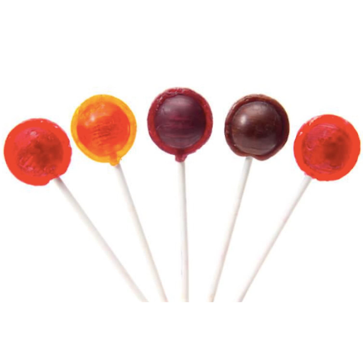 Tootsie Pop Lollipop 5-Flavors Hard Candy Outside with Chewy Tootsie Roll Center Bulk (3 Pound)