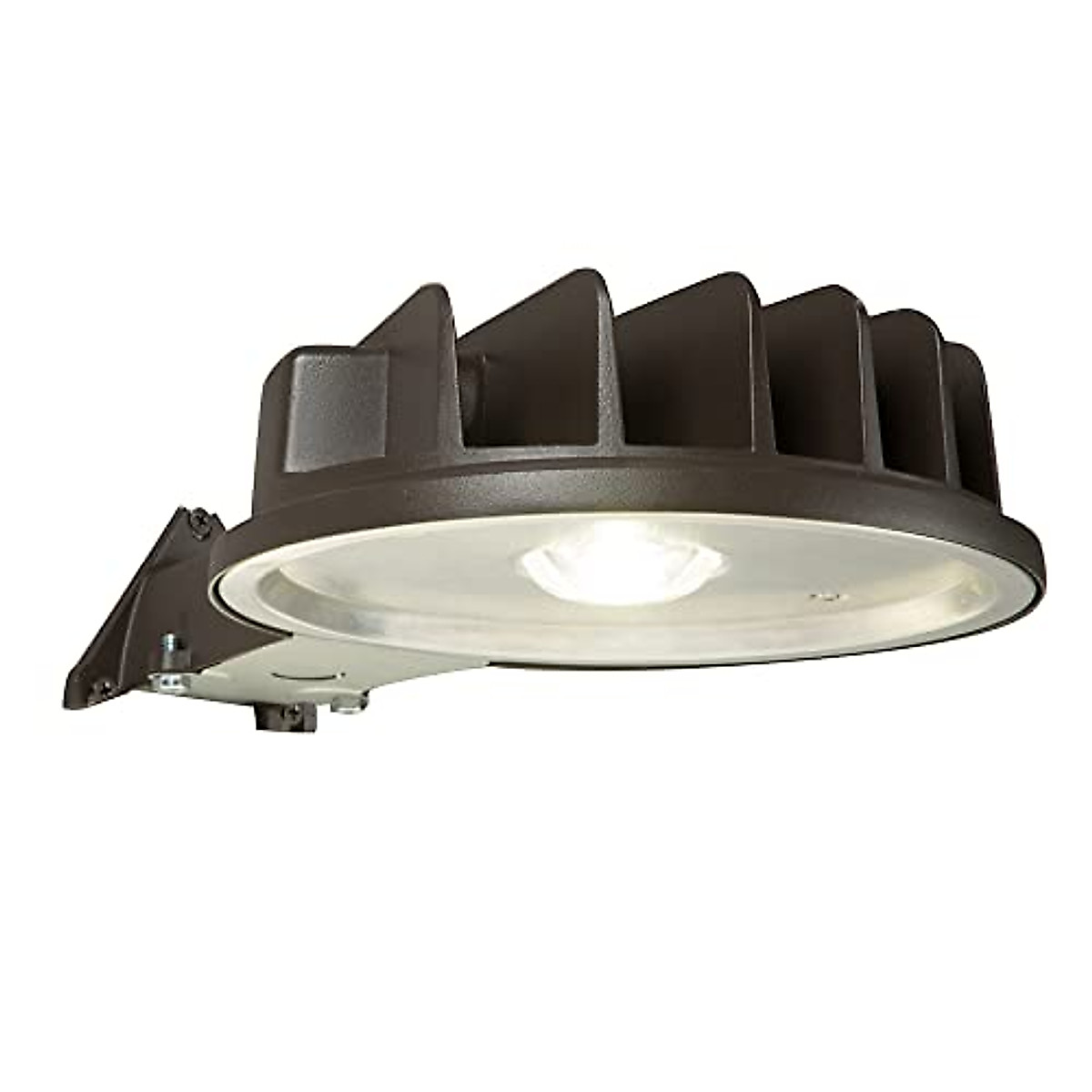 Bronze Outdoor Integrated LED Dusk to Dawn Area Light with Built-in Photocell Sensor, 5400 Lumen, 5000K Color Temp