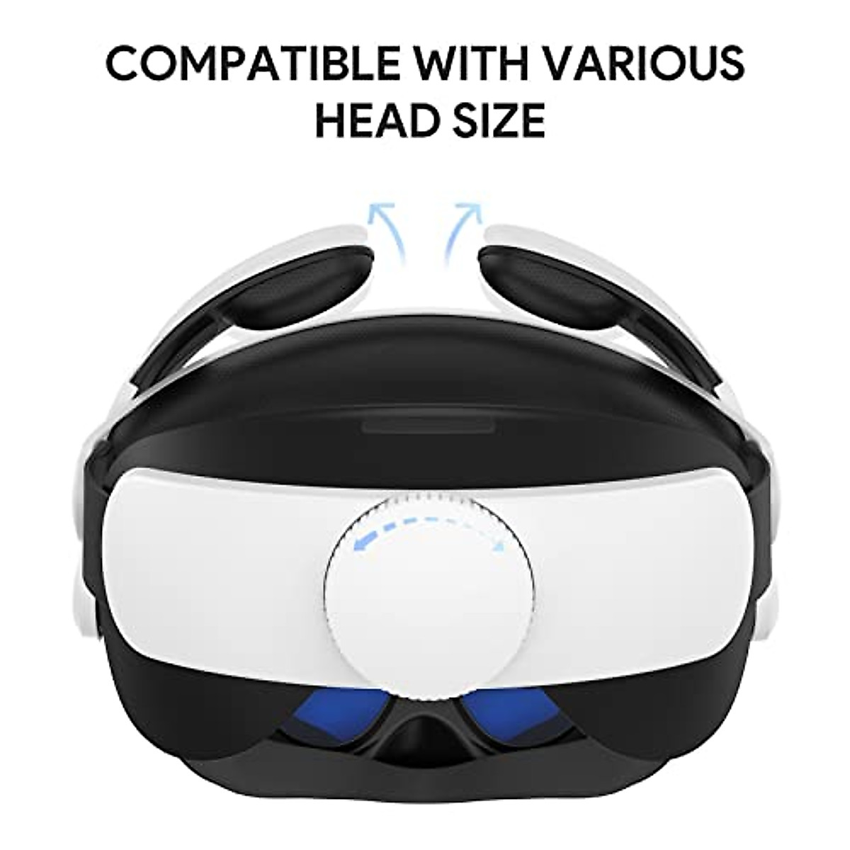 Diydeg Head Strap Compatible with Oculus Quest 2, Adjustable M2 VR Headband Elite Strap Replacement Reduce Head Pressure, Advanced Support Comfortable Head Strap Replacement Accessories for VR