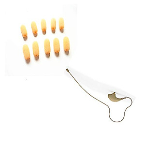 LINHUIPAD 15 Pack Mini Lavalier (Tiny!) Foam Cover Windscreen for Countryman E6 and Other Headset Lapel Microphones (Tiny)