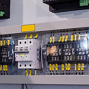 GREENCYCLE HSe-611 HS2-611 HS-611 Heat Shrink Tube Label Tape 5.8mm 0.23 Inch 1/4" Black on Yellow Compatible for Brother P-Touch PTD400 D450 D600 PT-E300 PT-E550W, PT-P700,PT-P710BT,PT-P750W, 1 Pack