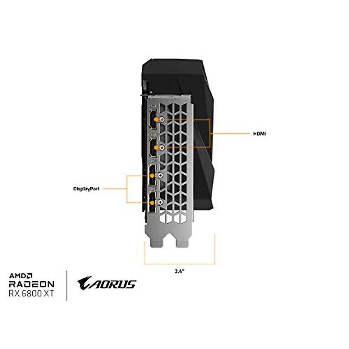 GIGABYTE AORUS Radeon RX 6800 XT Master 16G Graphics Card, MAX-Covered Cooling, 16GB 256-bit GDDR6, GV-R68XTAORUS M-16GD Video Card
