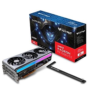 Sapphire 11322-01-40G Nitro+ AMD Radeon RX 7900 XTX Vapor-X Gaming Graphics Card with 24GB GDDR6, AMD RDNA 3