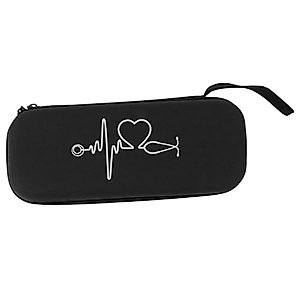 Hard Stethoscope Case, Large Carrying Case, Shockproof EVA Material, Storage Bag for Nurses and Medical Accessories, Scratch and Impact Resistant